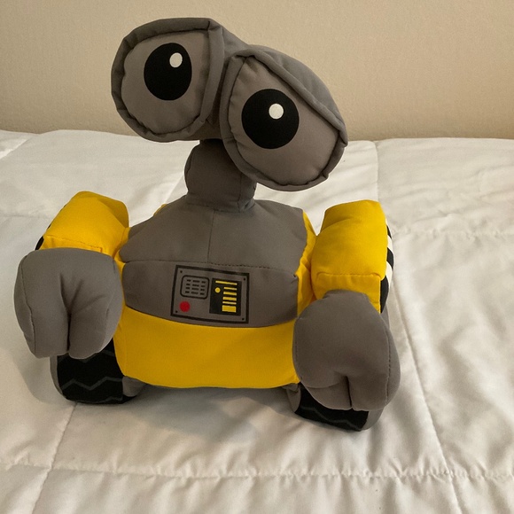 Disney | Toys | Disney Wall E Plush Yellow And Gray 1 H | Poshmark